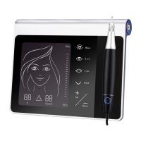 China Black Digital PMU Microblading Pen Stainless Steel Electric Tattoo Gun Kit for Eyebrows Lips Skin Permanent Makeup Machine for sale