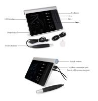 China Hot Selling Model Digital Tattoo Pen for Eyebrows Lips Touch Screen Face Permanent Make-Up Microblade Pen Highly Popular for sale