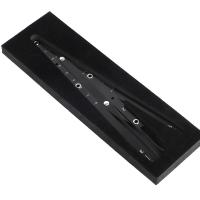 China Laser Print Logo Black 4 Prong Stainless Steel Golden Mean Calipers With Scale For Training School for sale