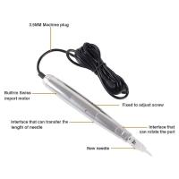 China Electric Rotary PMU Permanent Makeup Machine Kit For Eyebrow Lip Silver Color for sale