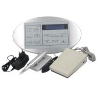 China Electric Rotary PMU Permanent Makeup Machine Kit For Eyebrow Lip Silver Color for sale