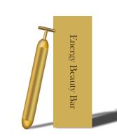 China Electric Permanent Makeup Accessories Gold Stick Face Rejuvenating Lifting Firming Stick Massager for sale