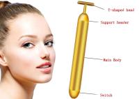 China Electric Permanent Makeup Accessories Gold Stick Face Rejuvenating Lifting Firming Stick Massager for sale