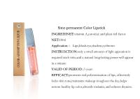 China Easy To Color Eyebrow Pigment Ink For Semi - Permanent Tattoo Machine for sale
