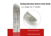 China Permanent Make Up Microblading Flexible Blades , Dia 0.25mm Permanent Makeup Tattoo Kit for sale