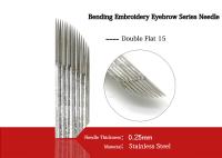 China Permanent Make Up Microblading Flexible Blades , Dia 0.25mm Permanent Makeup Tattoo Kit for sale