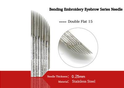 China Permanent Make Up Microblading Flexible Blades , Dia 0.25mm Permanent Makeup Tattoo Kit for sale