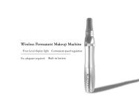 China Professional Permanent Makeup Machine Custom Body Art Pens Silver Color for sale