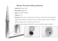 China Professional Permanent Makeup Machine Custom Body Art Pens Silver Color for sale