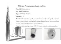 China Silver Aluminum alloy Electric Rotarying Permanent Makeup Machine For Body Art Tattoo for sale