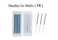 China 1R Permanent Makeup Eyebrow Needles / 1 Prong Round Mosaic Needle for sale