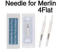 China 1R Permanent Makeup Eyebrow Needles / 1 Prong Round Mosaic Needle for sale
