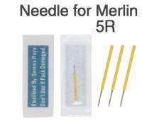 China 1R Permanent Makeup Eyebrow Needles / 1 Prong Round Mosaic Needle for sale