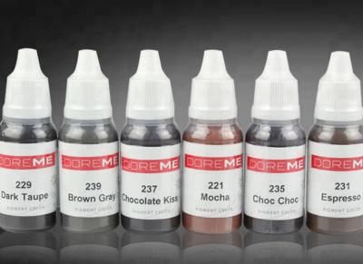 China Organic Permanent Makeup Ink Pigment 88 Colors 10ml Pure Natural Plant for sale