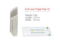 China Double Row 16 / 17 Pin Fog Eyebrow Tattoo Needles 2.0-3.0g OEM / ODM for sale