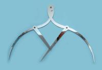 China Stainless Steel Eyebrow Line Marker Ruler PMU Microblading Permanent Makeup Accessories for sale