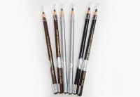 China Semi-permanent Makeup Waterproof Eyebrow Liner Pencil Accessories Light / Dark Brown for sale