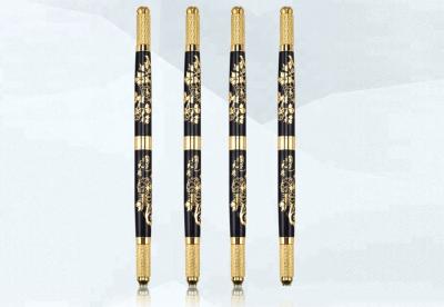 China Stainless Steel Handle Disposable Microblading Tattoo Pen With Blade 135mm Length for sale