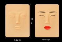 China OEM Permanet Microbalding PMU Practice Rubber Skins Eyebrow Makeup For Training Headbands With Factory Price for sale
