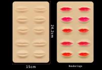 China OEM Permanet Microbalding PMU Practice Rubber Skins Eyebrow Makeup For Training Headbands With Factory Price for sale