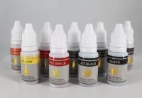 China Permanent Makeup Training Practice Tattoo Ink Pigment 15ml / Bottle For Eyebrow Lip With 27 Colors For Choosing for sale