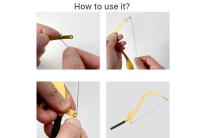 China Gold/Silver Eyebrow Microblading Line Mark Ruler For Eyebrow Design for sale