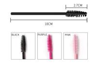 China Plastic OEM Disposabl Mini Eyelash Brush Eyelash Curl Brush Eyelash Comb Eyebrow Makeup Tools Accessories for sale