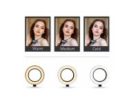 China 2500K 4000K Selfie Ring Light With Clamp and Phone Holder Beauty light for sale