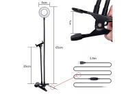 China 2500K 4000K Selfie Ring Light With Clamp and Phone Holder Beauty light for sale