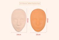 China China Makeup Practice Sheets Supplier Soft Silicone Face Practice Skin Microblading Accessories Tattoo Artificial Skin for sale