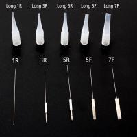 China Disposable Needles For Permanent Makeup Tattoo Machine 0.35MM Eyebrow Lips Microblading Makeup Tools Acccessories for sale