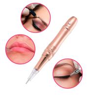 China Golden Cosmetic Tattoo Machine Stainless Steel Electric Semi Permanent for sale