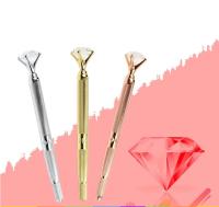 China Factory Supply Diamond Copper Material Single Side Embroidery Tattoo Manual Pen With a box For Permanent Makeup for sale