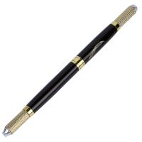China Wholesale Price  Eyebrow Microblading Pen 2 head Tattoo Pen for Permanent Makeup Pen Tebori Pen Eyebrow Tattoo for sale