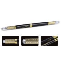 China Wholesale Price  Eyebrow Microblading Pen 2 head Tattoo Pen for Permanent Makeup Pen Tebori Pen Eyebrow Tattoo for sale