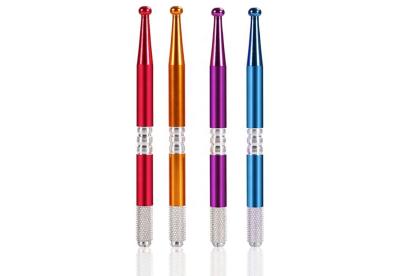 China Aluminum Alloy Permanent Makeup Cross Head Microblading Tattoo Pen for sale
