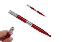 China Aluminum Alloy Permanent Makeup Cross Head Microblading Tattoo Pen for sale