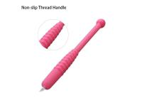 China Embroidery Metal Manual Eyebrow Tattoo Pen , Pink Permanent Makeup Tattoo Pen for sale