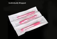 China Embroidery Metal Manual Eyebrow Tattoo Pen , Pink Permanent Makeup Tattoo Pen for sale