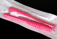 China Embroidery Metal Manual Eyebrow Tattoo Pen , Pink Permanent Makeup Tattoo Pen for sale