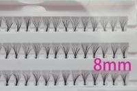 China Wholesale Handmade  False Synthetic Hair Eyelash Set Lash Eyeliner Magnetic Eyelashes 60 pcs 8-12 MM Curl OEM for sale