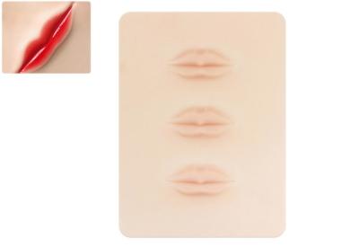 China China Factory Price 3D Silicone Microblading Practice Skin Permanent Makeup Accessories Blank Tattoo Lip Prastic Skin for sale