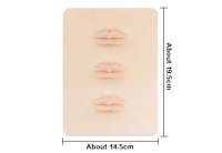 China China Factory Price 3D Silicone Microblading Practice Skin Permanent Makeup Accessories Blank Tattoo Lip Prastic Skin for sale