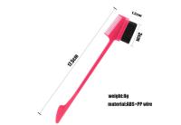 China Double Sided Hair Edge Control Brushes Comb Eyebrow Brushes Wholesale Price For Beauty Makeup And Brow Tint for sale