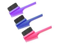 China Double Side Edge Comb Beauty Hair Styling Brush Salon Hairdressing Tools Beauty Double Sided Edge Control Hair Comb for sale