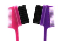 China Double Side Edge Comb Beauty Hair Styling Brush Salon Hairdressing Tools Beauty Double Sided Edge Control Hair Comb for sale