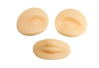 China High Quality Cheap Price 3D Silicone Uninstall Model Head With Eyes And Lip For Permanent Tattoo Makeup Training School for sale