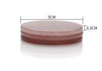 China 2020 Pink Magic Round Eyelash Extension Jade Stone Holder Grafting Tools Lash Glue Adhesive  Pallet Makep Accessories for sale
