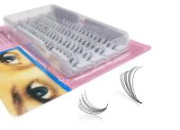 China 60pcs/Set Individual Black Natural Fake Eyelash Long Cluster Extension for sale