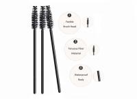 China 50 Pcs Plastic Disposable 10cm Eyelash Extension Cleaning Brush for sale